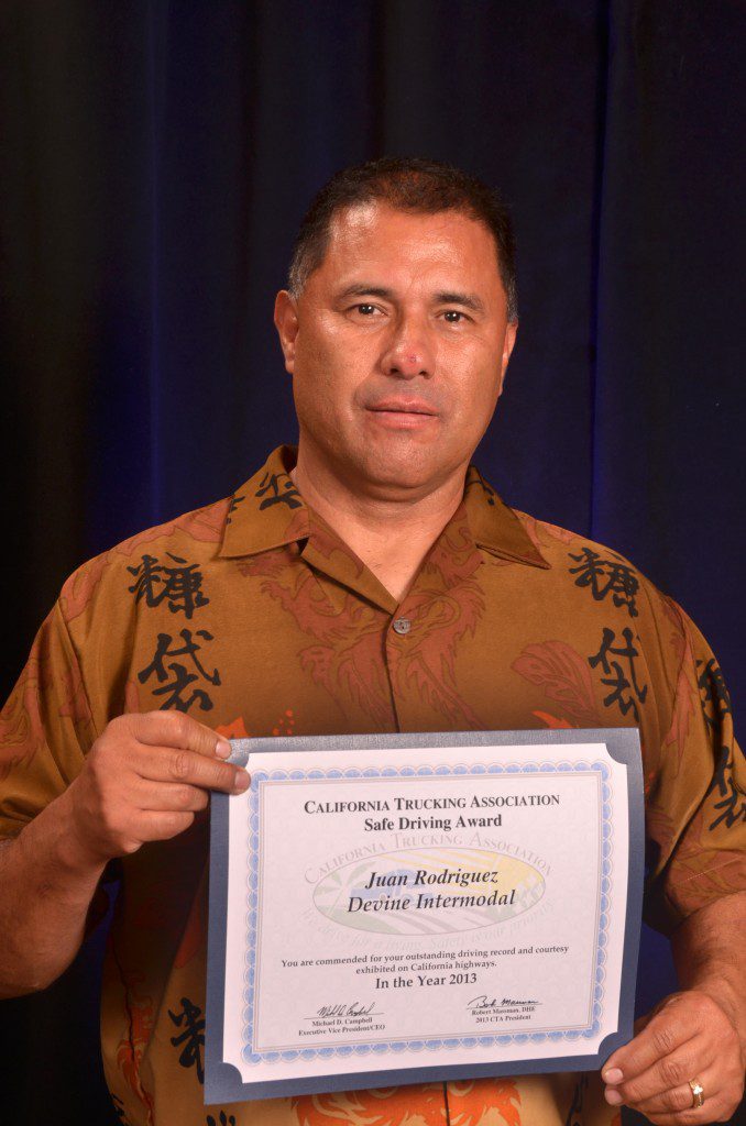 Recognizing Driver Excellence - Devine Intermodal