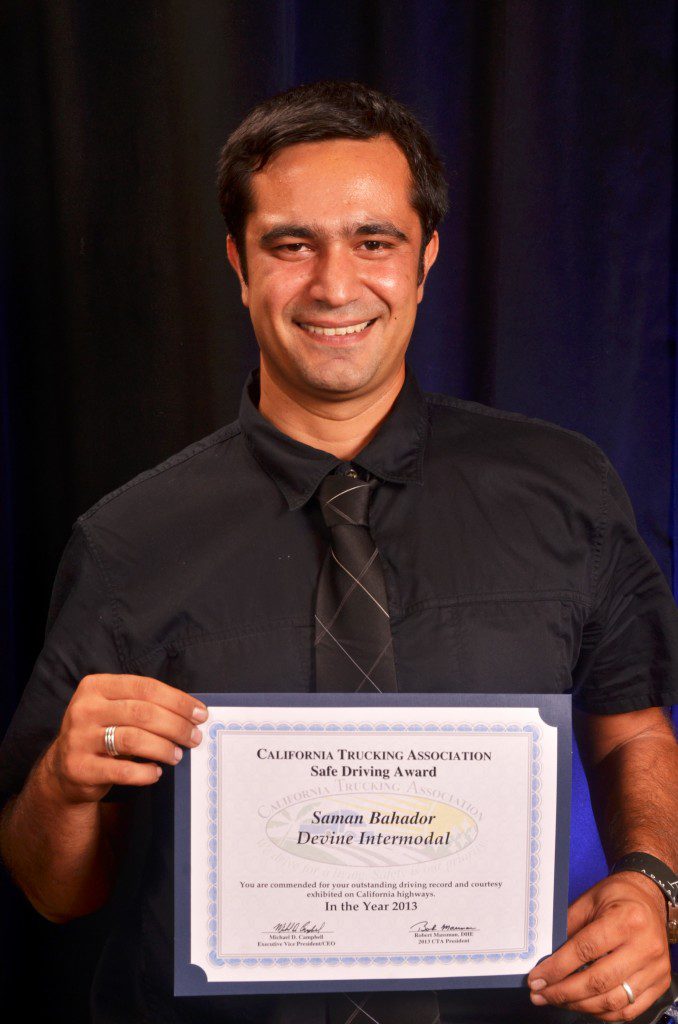 Recognizing Driver Excellence - Devine Intermodal